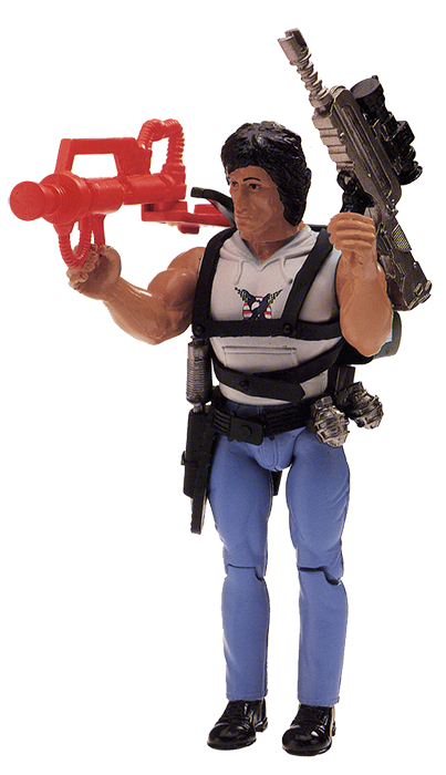 Ruta Flashback: Rambo la Fuerza de la Libertad hecha juguete.