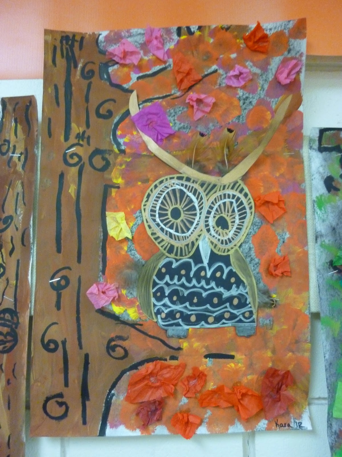 Mrs. Werner's Art Room: 1st Grade Fall Owls