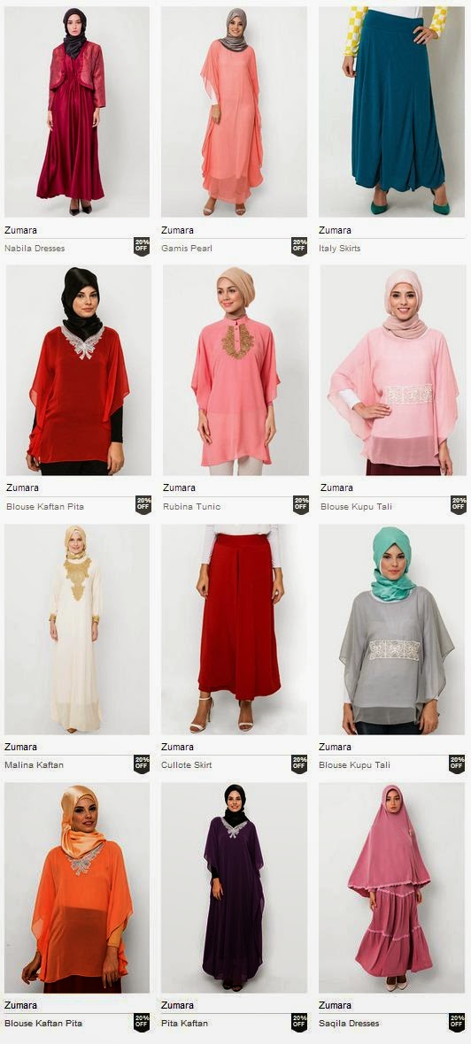 Koleksi Model Busana Muslim Zumara Perempuan Terbaru ~ Busana Muslim ...