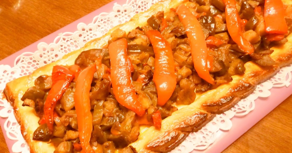 Coca de pasta brisa i samfaina