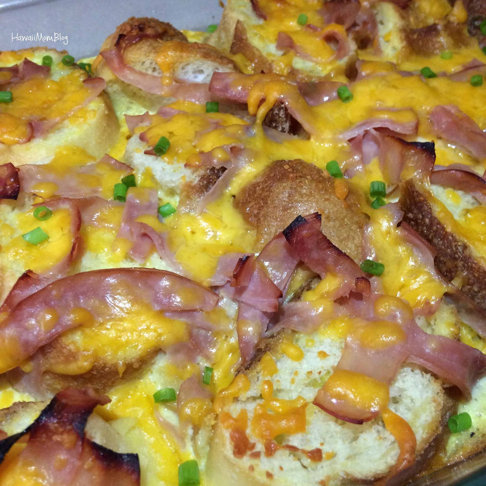 Hawaii Mom Blog: Ham and Cheese Breakfast Bake