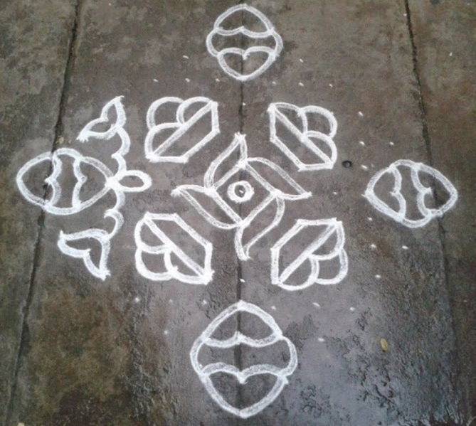 Pongal Pulli Kolam : Latest pongal kolam design hd | Free Pulli Kolam ...