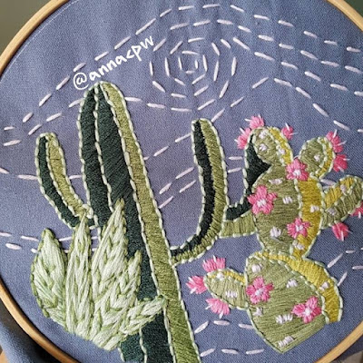 Embroidery: 🌵Blooming Cactus 🌵