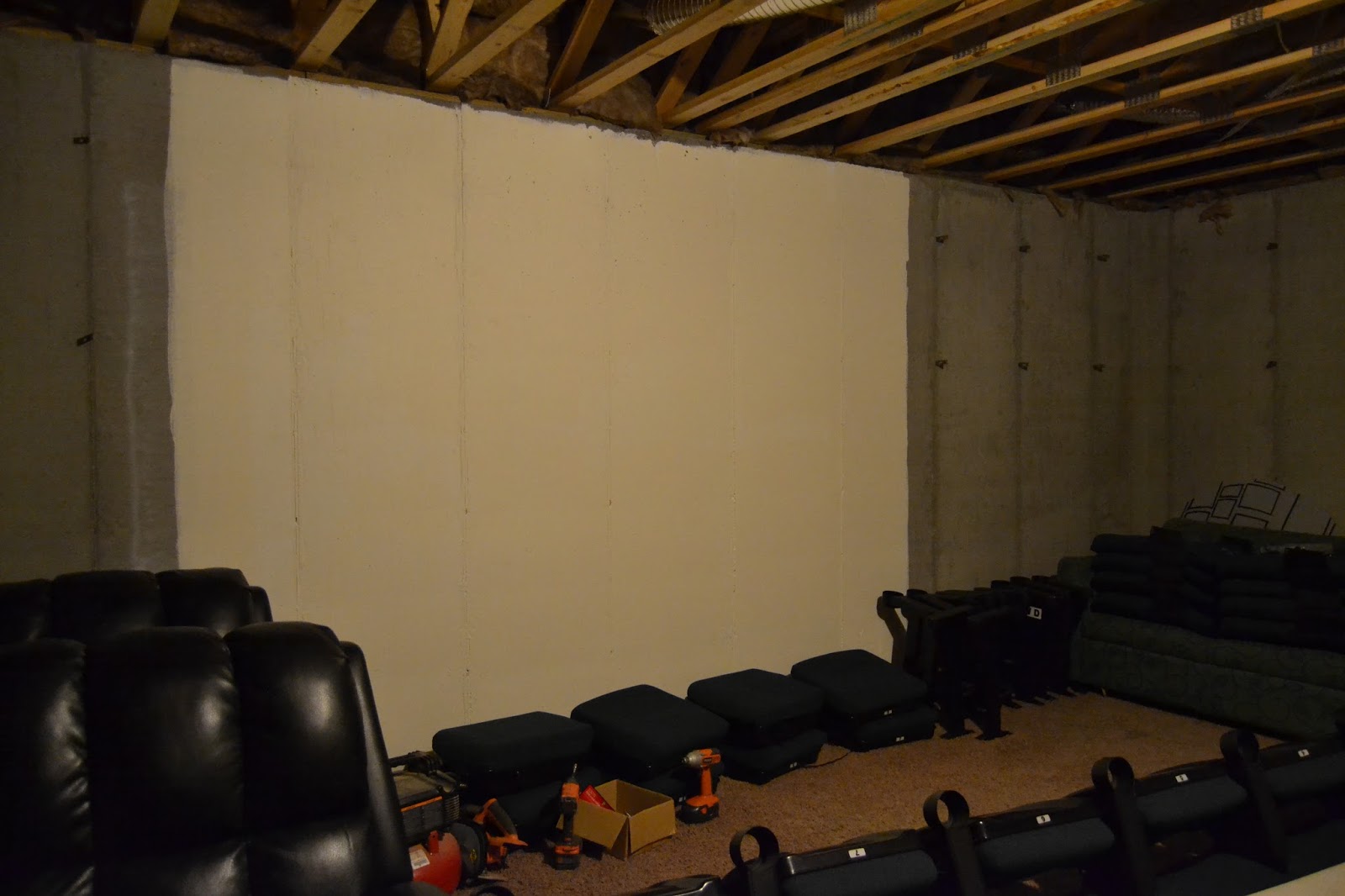 DIY Home Theater Room - Lou Lou Girls