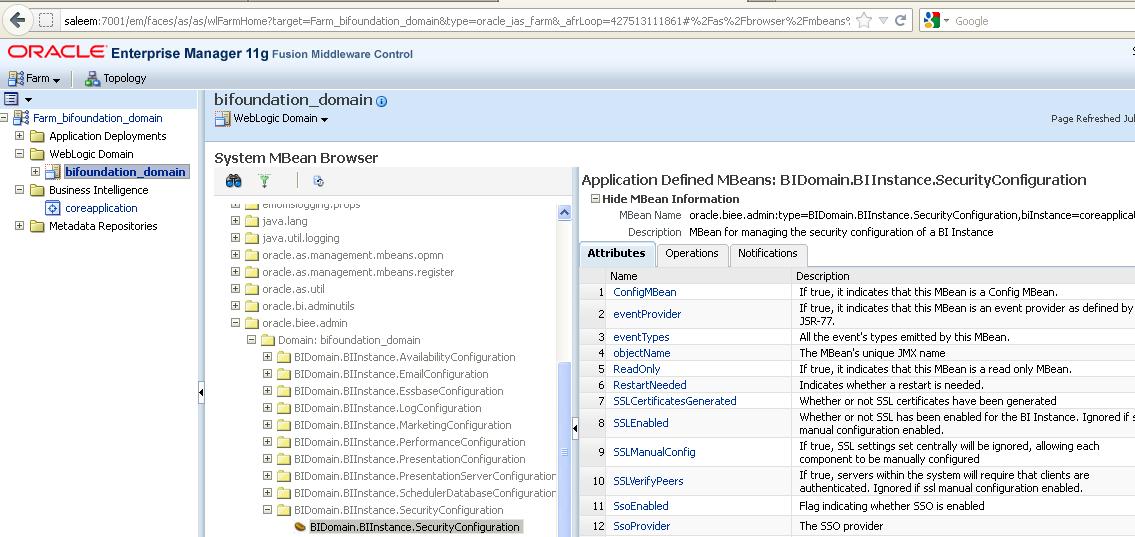 BI By Abdul Saleem: Enable SSL Configuration in Oracle Business Intelligence(OBIEE 11G)