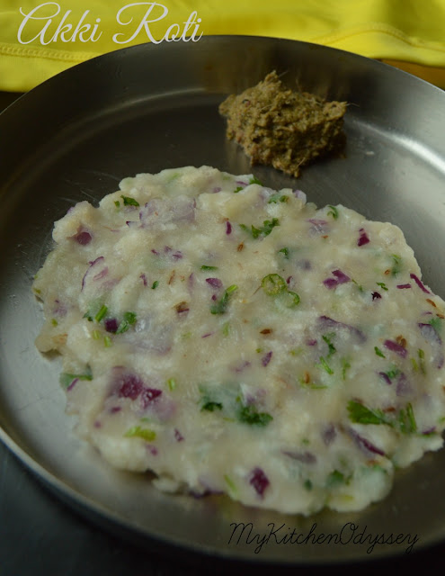 Akki Roti Recipe | Karnataka Rice Roti