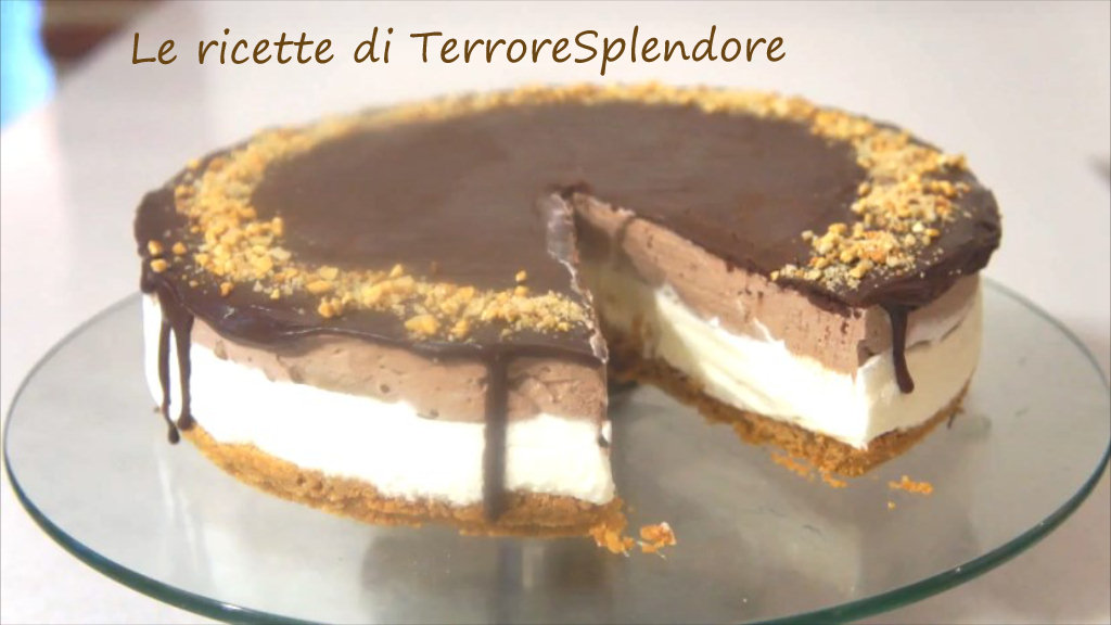 Torta gelato doppio strato - double-layer ice cream cake