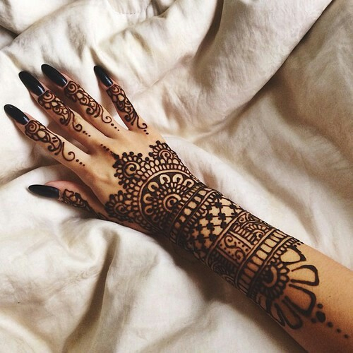 vẽ henna truyền thống 2016 - Mực Xăm Henna