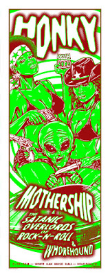 INSIDE THE ROCK POSTER FRAME BLOG: Kyler Sharp Honky Houston Poster