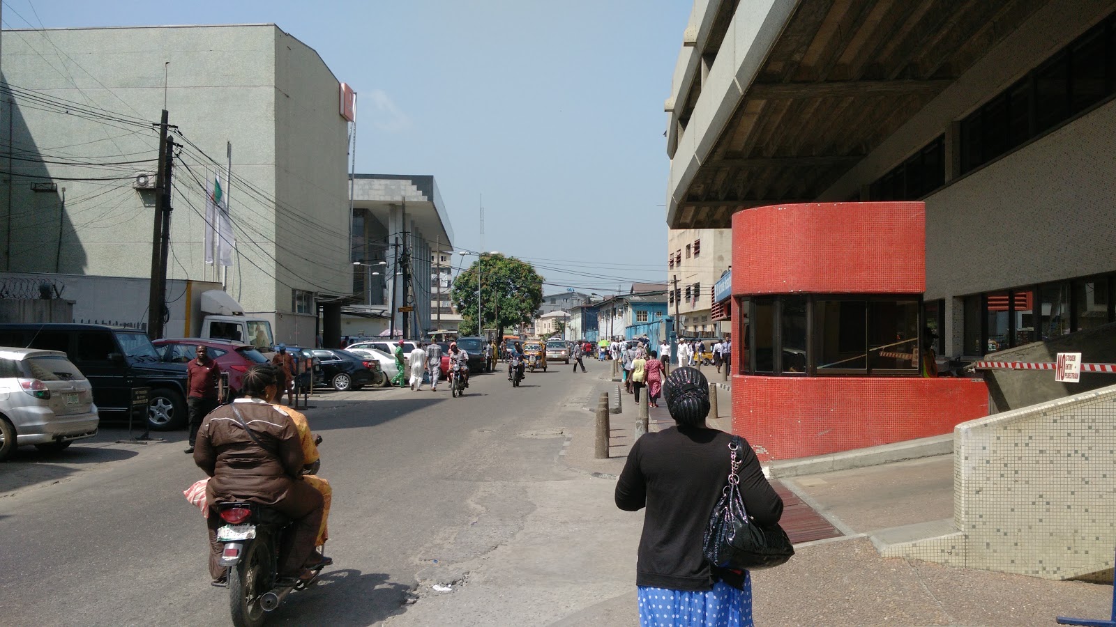 Campbell Street on Lagos Island in Nigeria