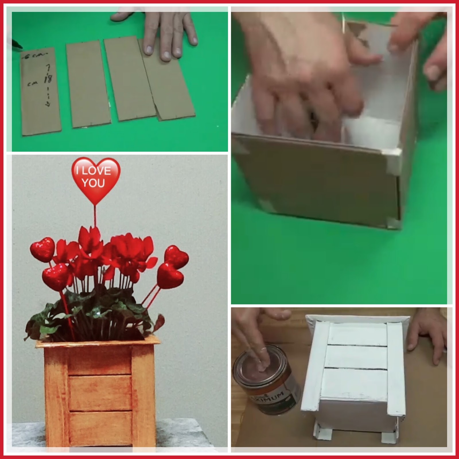 Realizando manualidades: MACETERO DE CARTÓN RECICLANDO BOTELLAS DE PLÁSTICO