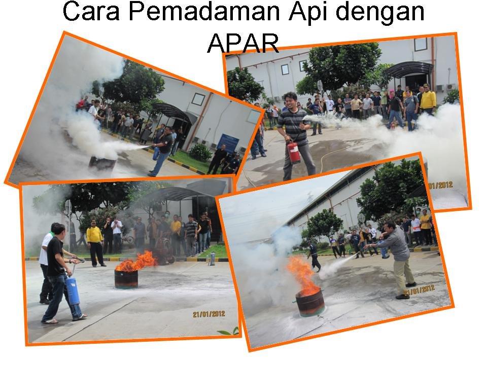CARA PEMADAMAN API DENGAN APAR - PERUSAHAAN OUTSOURCING