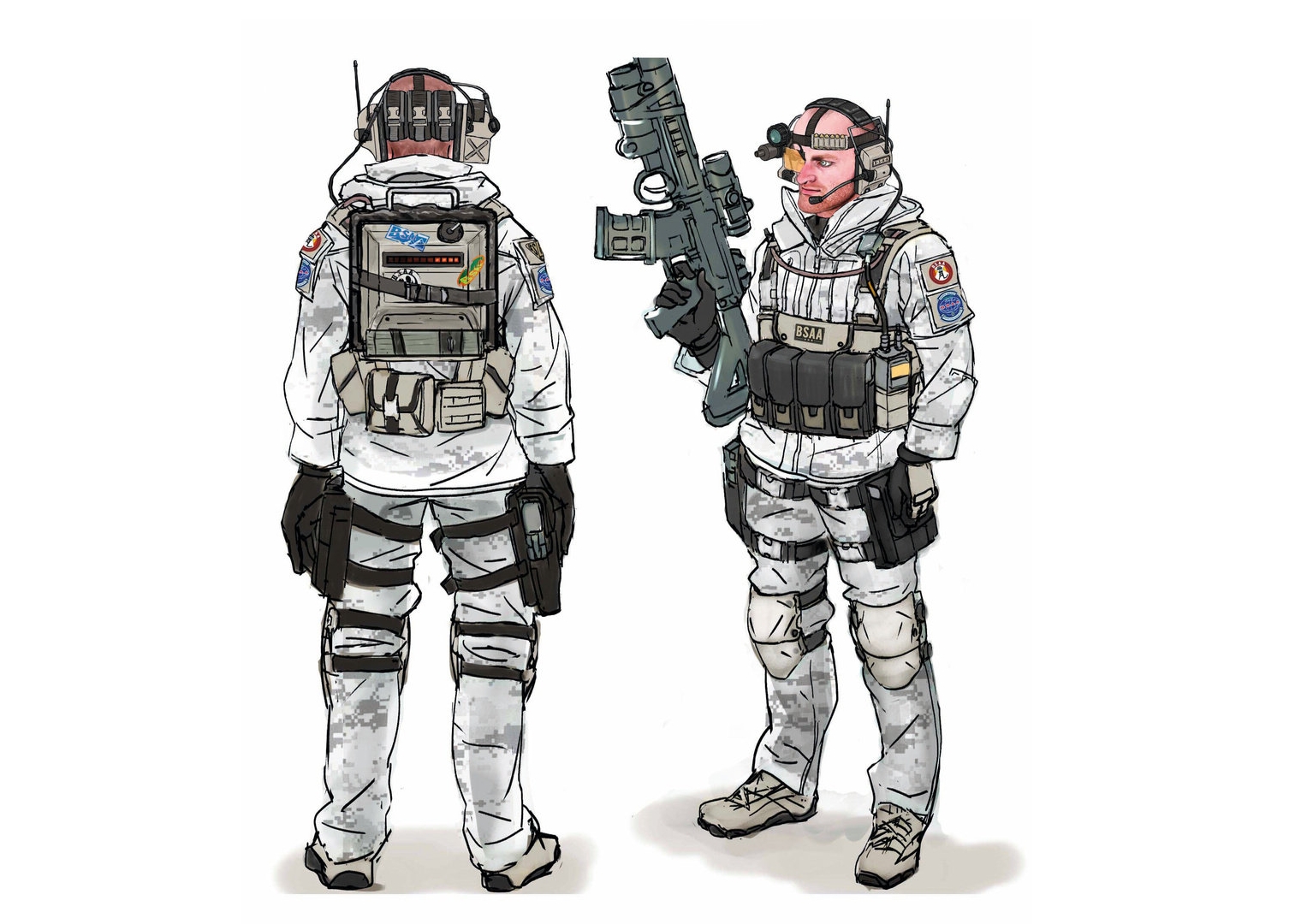 Resident Evil: Revelations: Concept Art - Quint Cetcham and Clive R. O ...