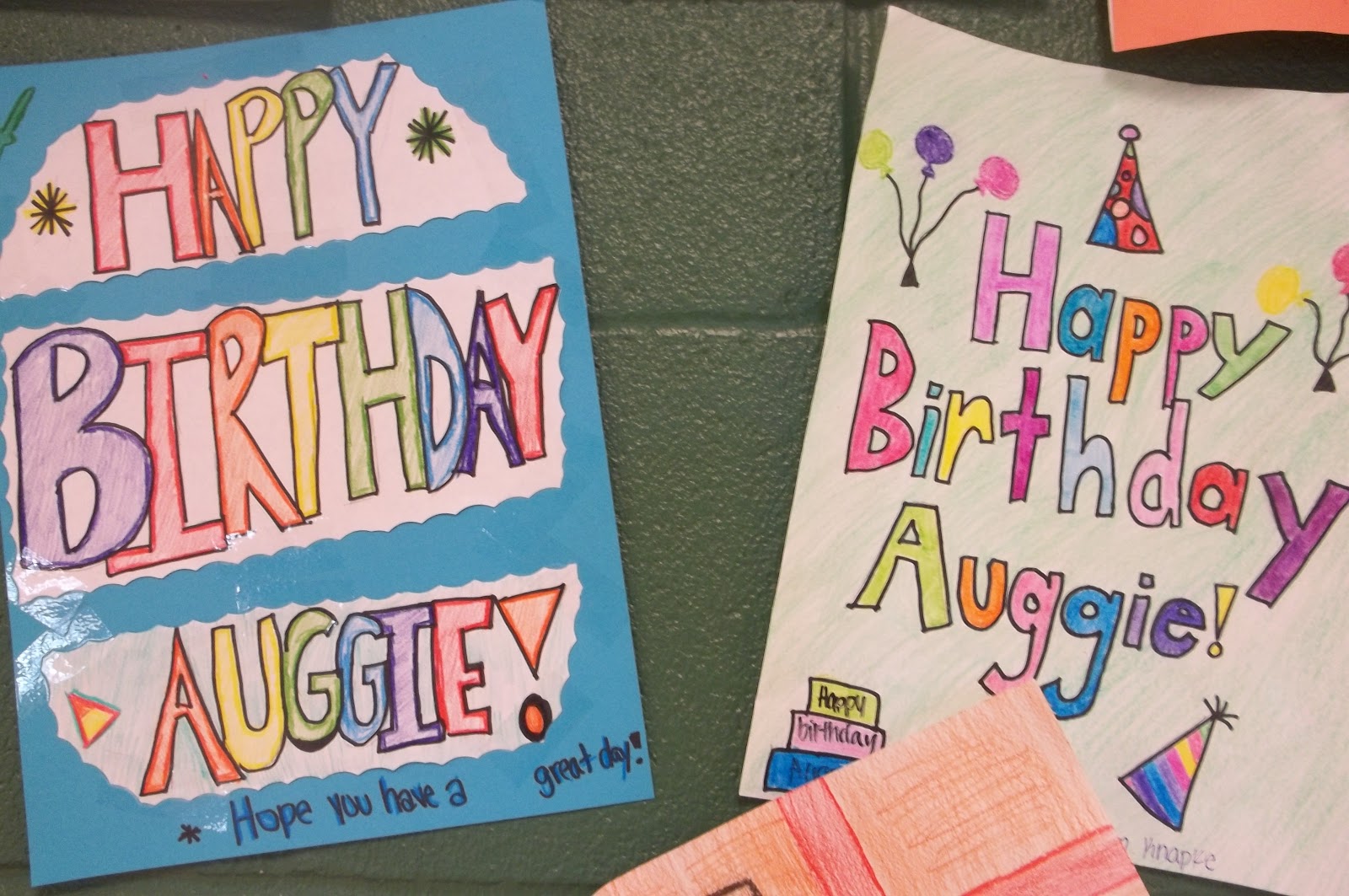Chocolate Air: Happy Birthday, Auggie!