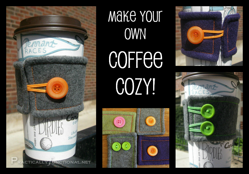 101 Handmade Gift Ideas: 87. Coffee Cup Sleeves