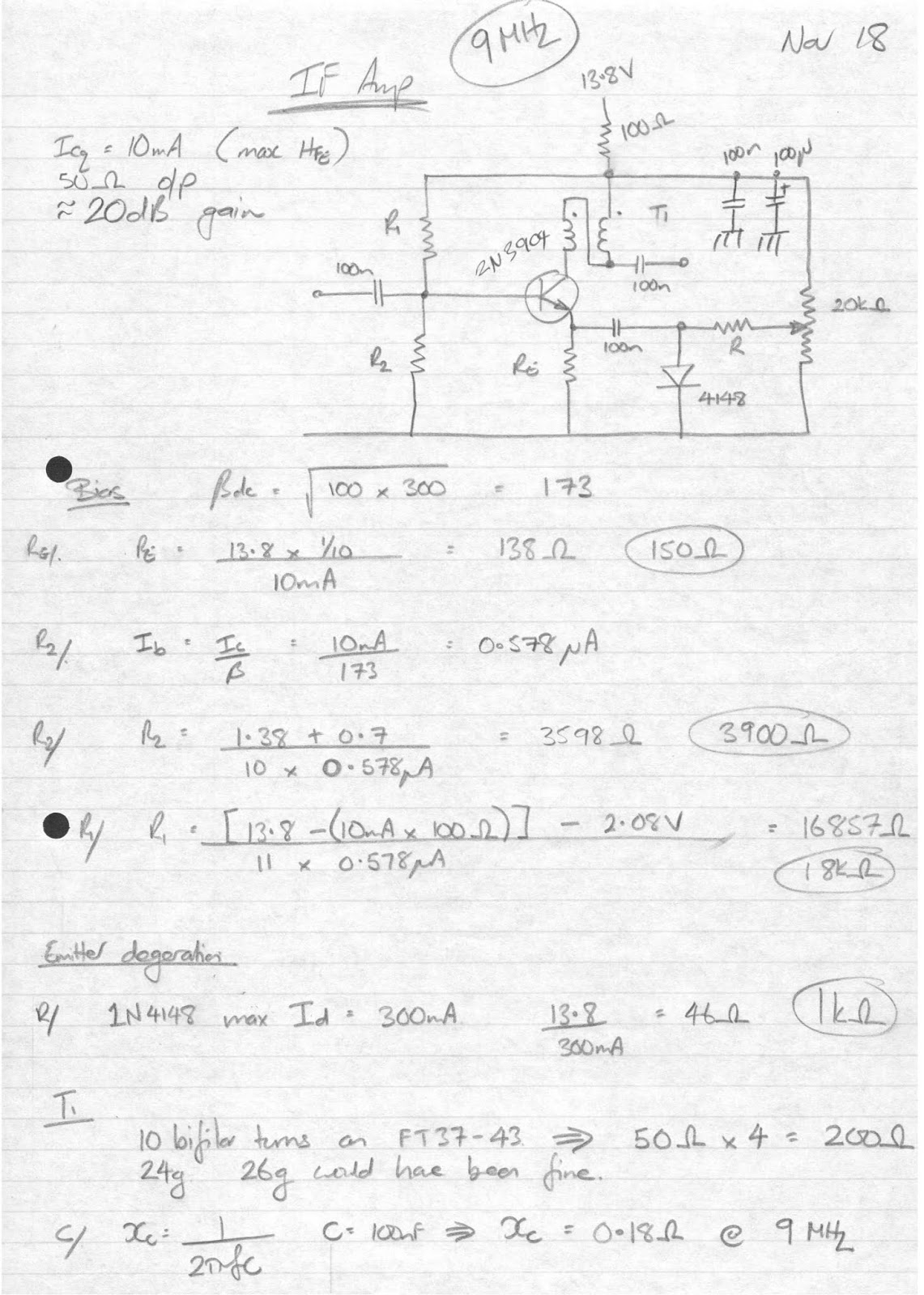 Charlie Morris, ZL2CTM: November 2018