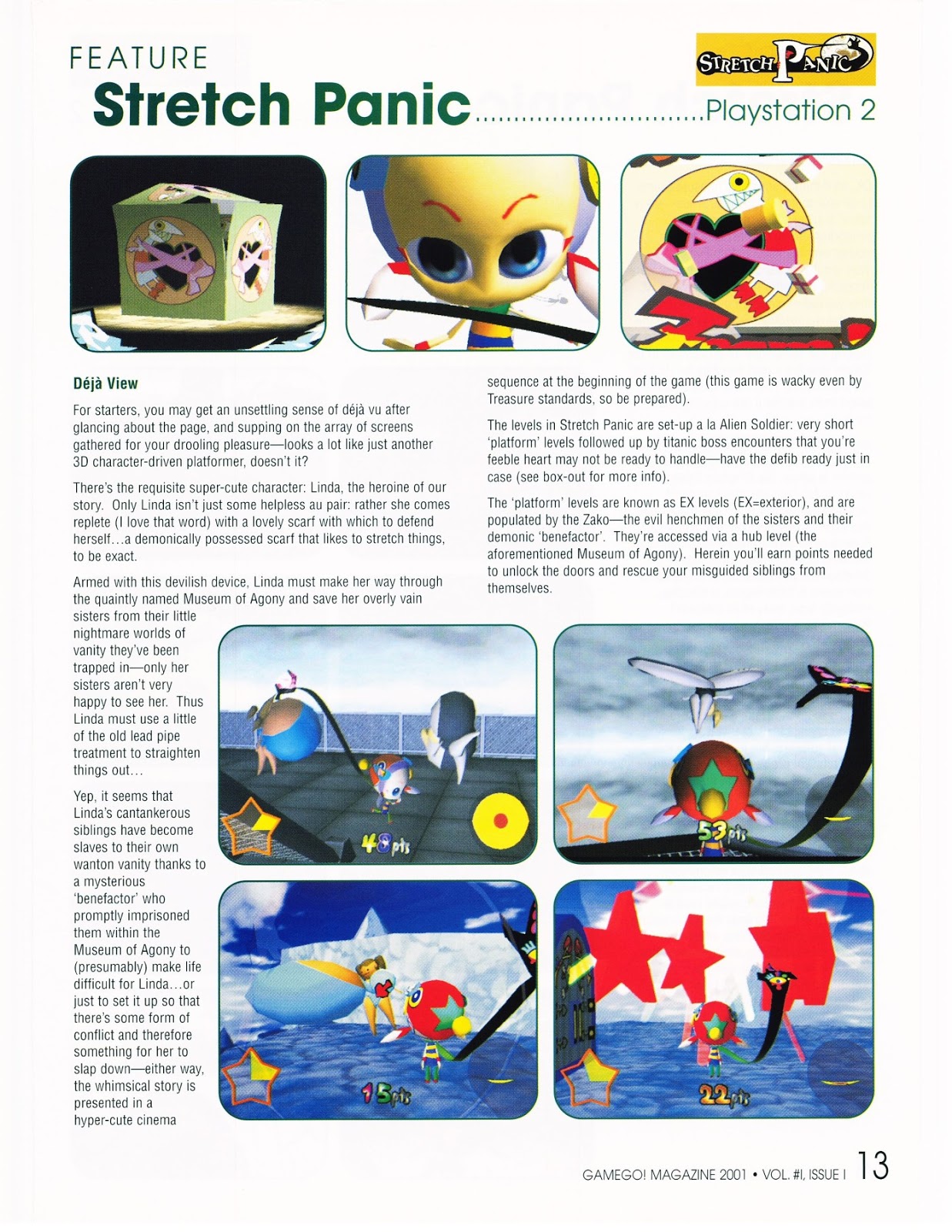 The Elastic Fantastic: Stretch Panic Pre-Release: GameGo! Issue No. 1