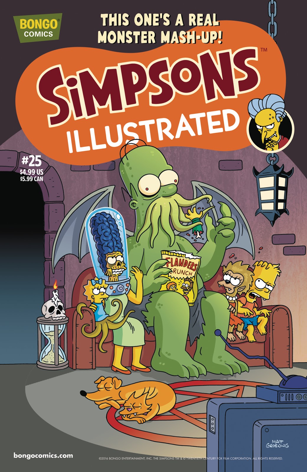 MAN OF BRONZE: CTHULHU EN LOS SIMPSONS, POR WEIN & BRERETON