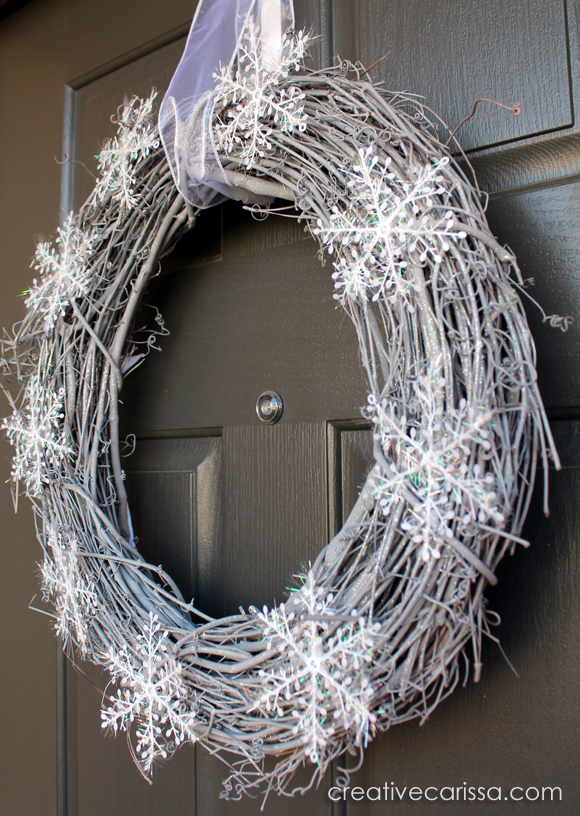 How to Make a DIY Non-Christmas Winter Wreath - Creative Green Living