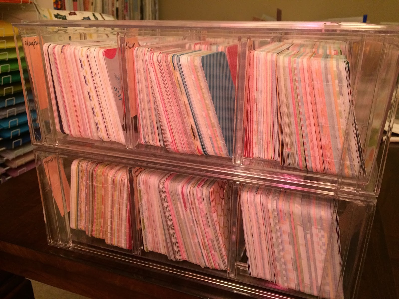 Ashley's Adventures: Project Life Card Organization