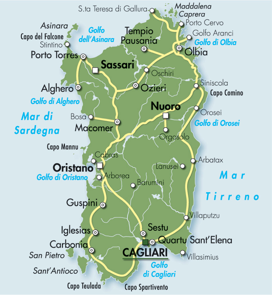 Arbatax Sardegna Cartina | Tomveelers