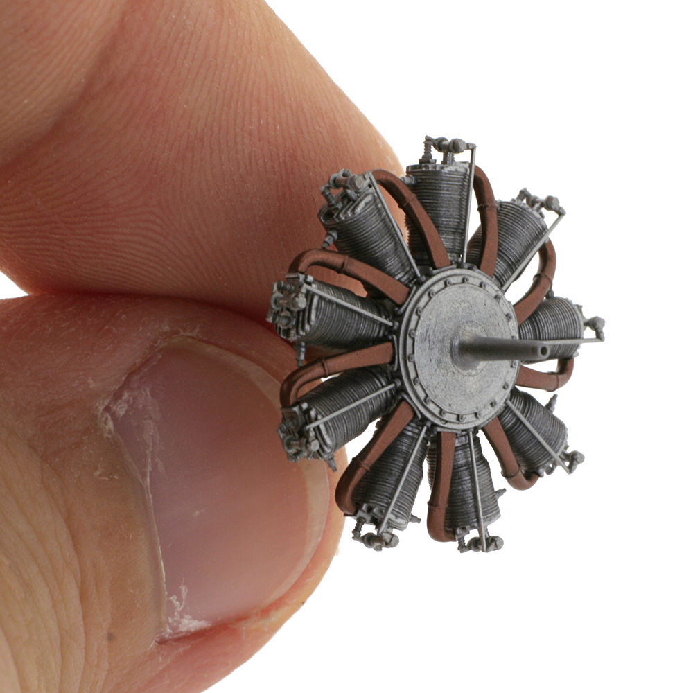 Small Stuff Models: 1/48 WWI Rotary Engines - Work In Progress