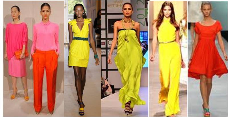 De la Moda lo k te Acomoda: MODA EN COLOR NEON