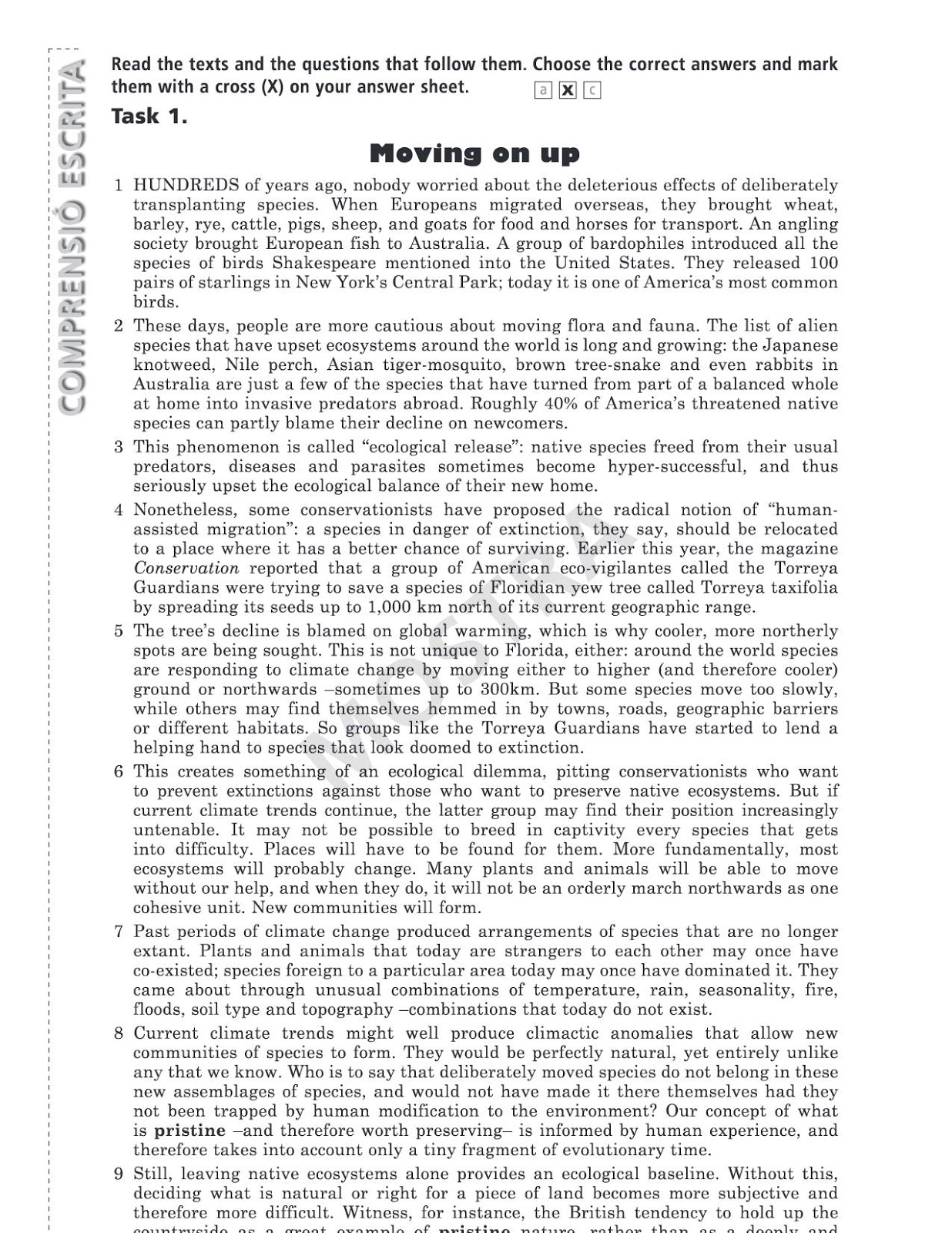 Alberto de Sar: Hi, People!!: HOMEWORK C1 (Reading)