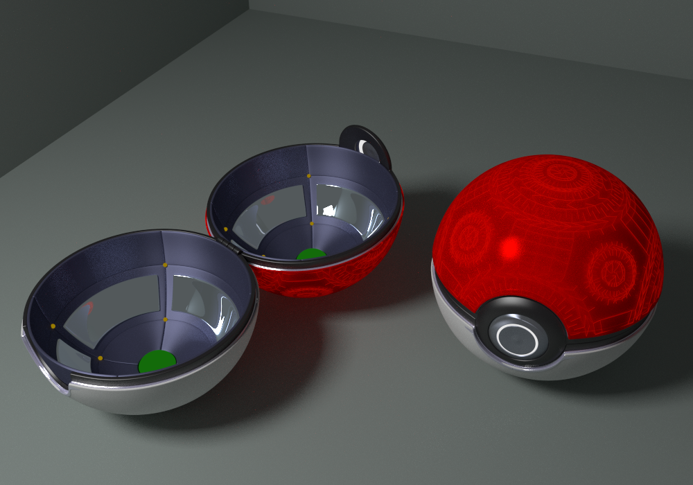 Procrastiblending: High Tech Pokeball tutorials