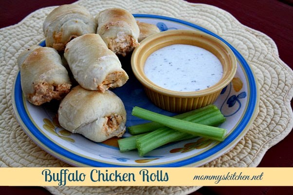 Mommy's Kitchen : Buffalo Chicken Rolls {Game Day Eats}