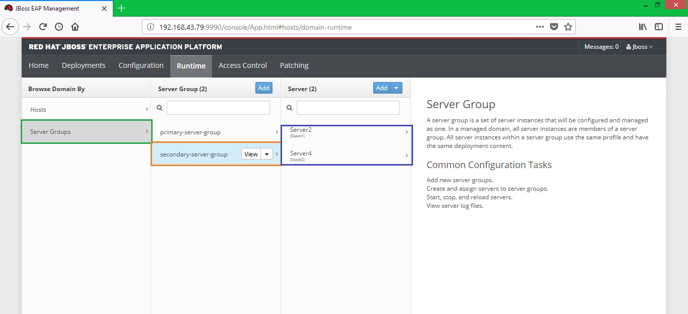 MiddlewareBox: JBoss EAP 7 - DOMAIN installation.