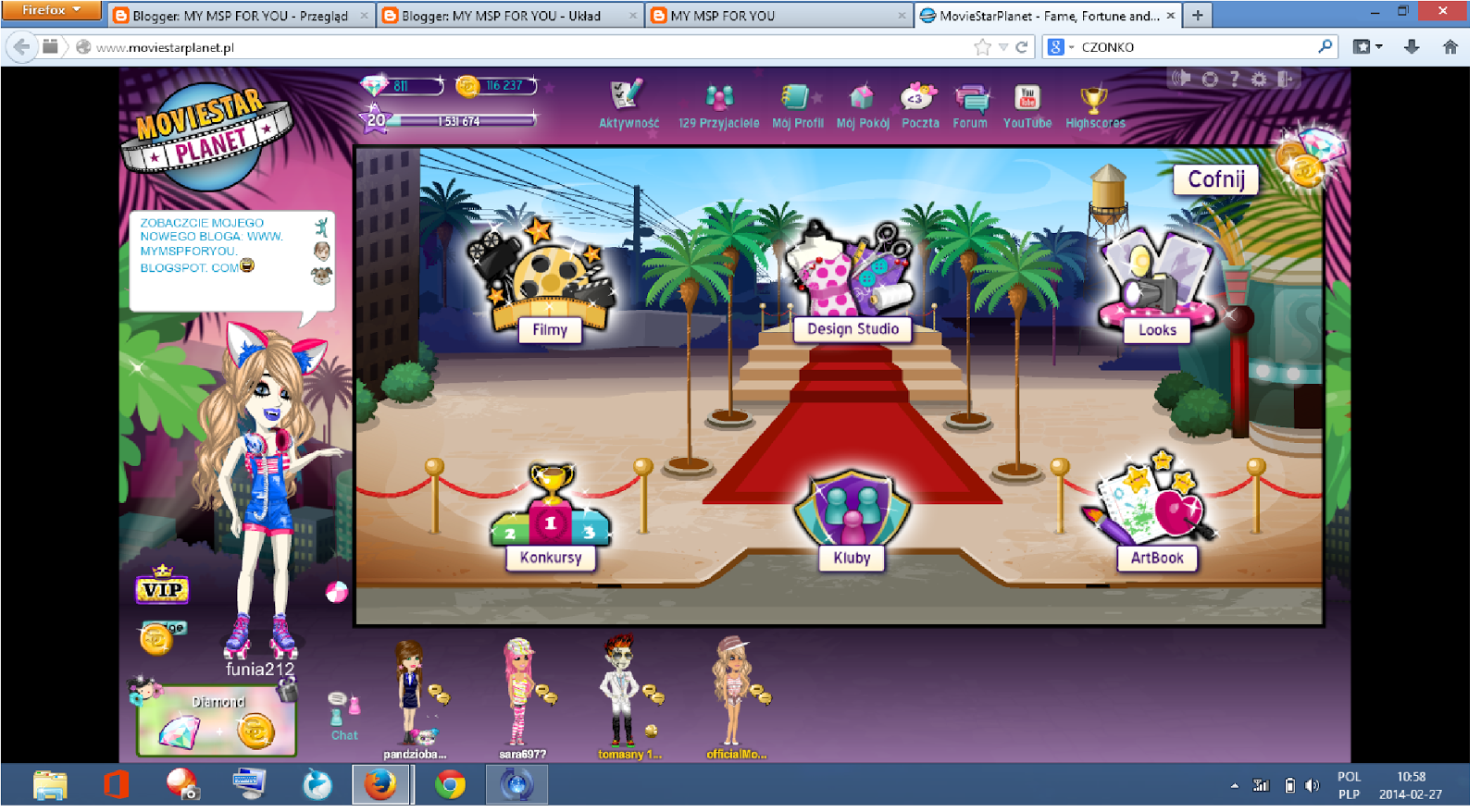 MY MSP FOR YOU: MOVIESTARPLANET.PL-CO TO JEST?