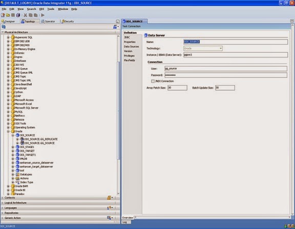 Akash Apps DBA corner: Oracle data Integrator Tutorial --- Part 2 -- (Repositories)