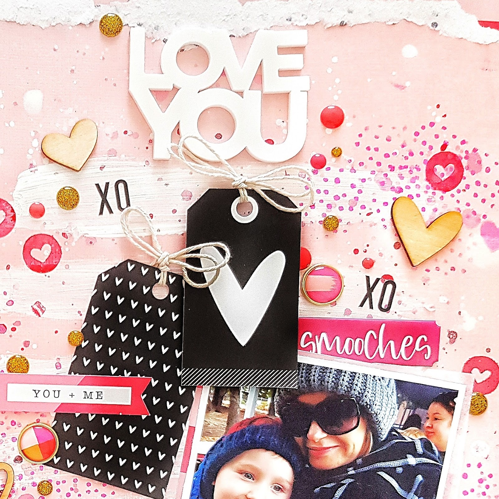 Happy Arty Days: Elle's Studio: Love You Layout!