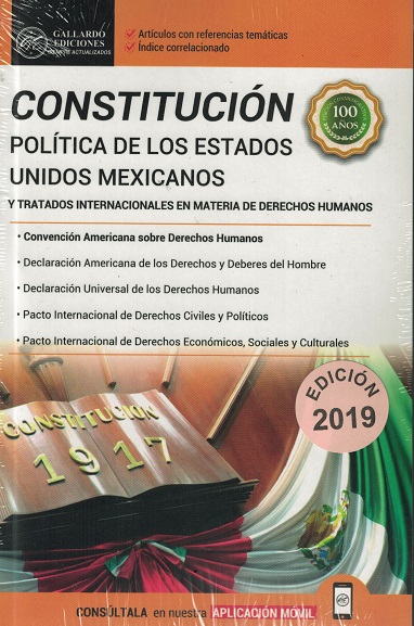 LIBROS EN DERECHO: CONSTITUCIÓN POLÍTICA DE LOS ESTADOS UNIDOS MEXICANOS