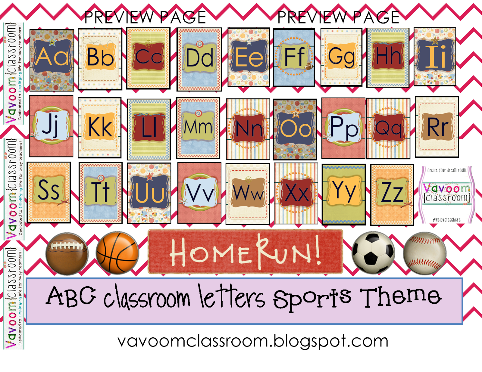 Sports Alphabet Kids