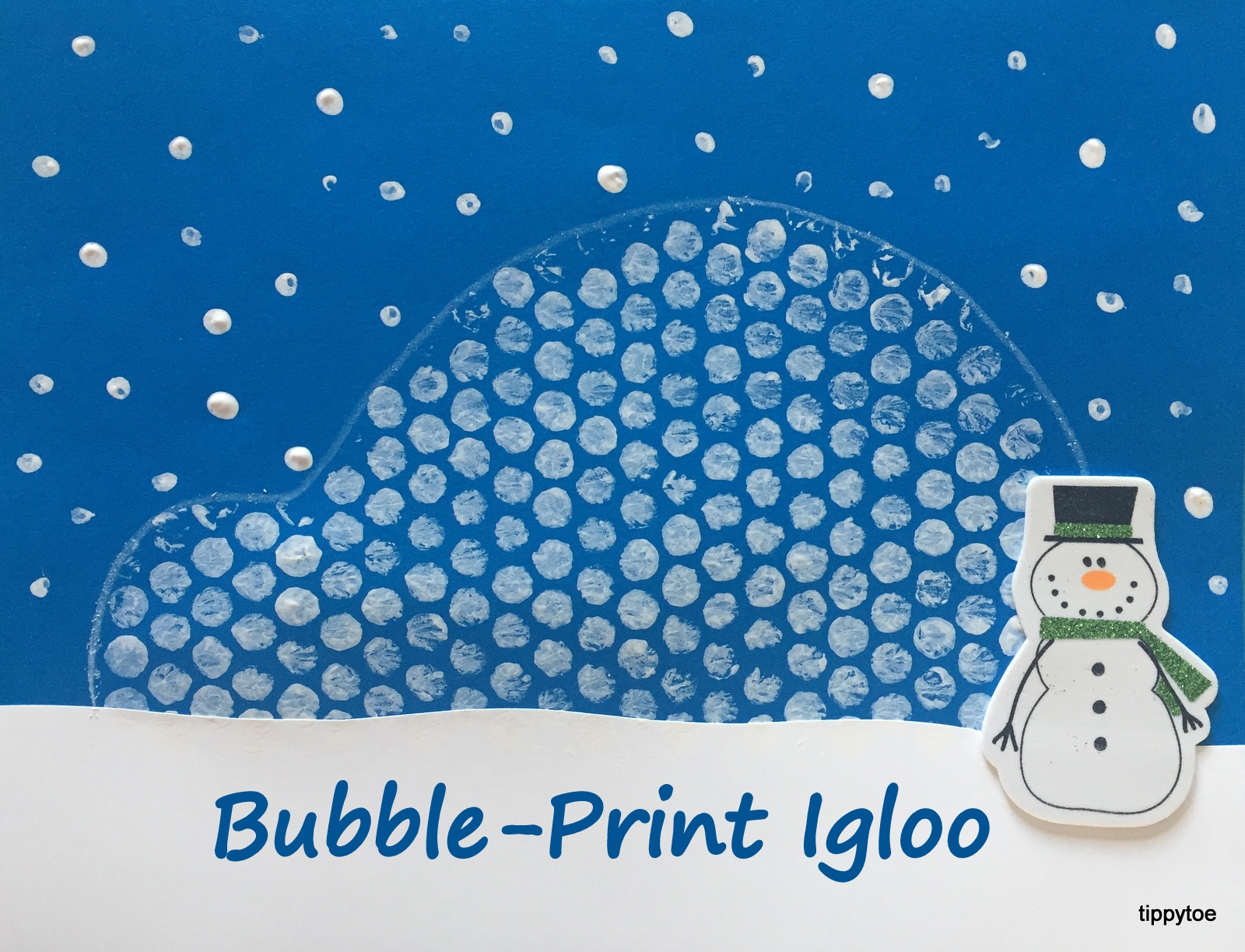 Tippytoe Crafts: Printed Igloos