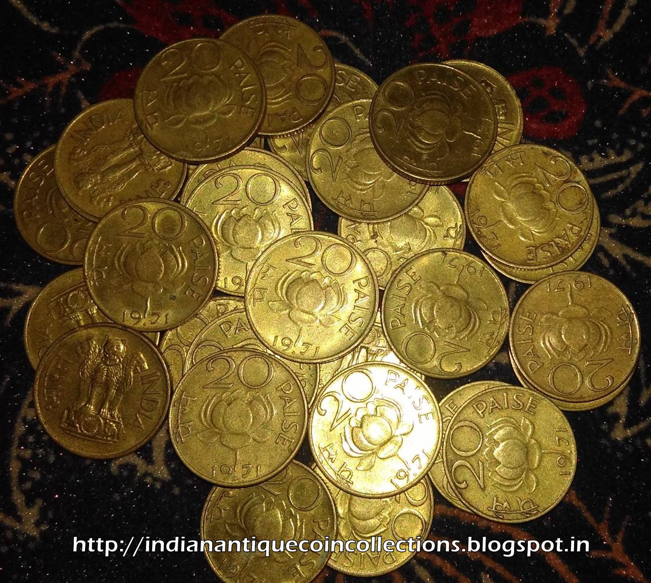 Rare India COins: Lotus 20 paise | Valuable Coin of india | Republic ...