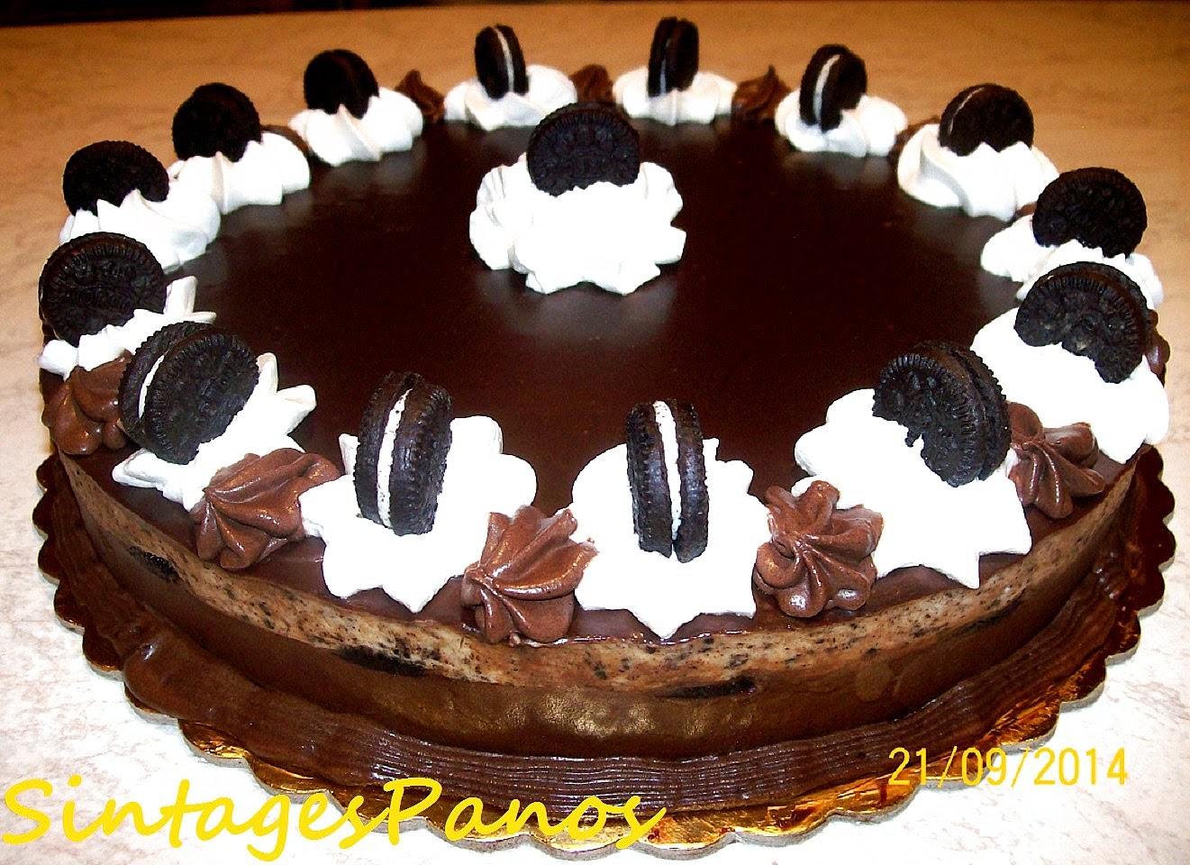 Ζαχαροπλαστική Πanos: Τούρτα oreo chocolate
