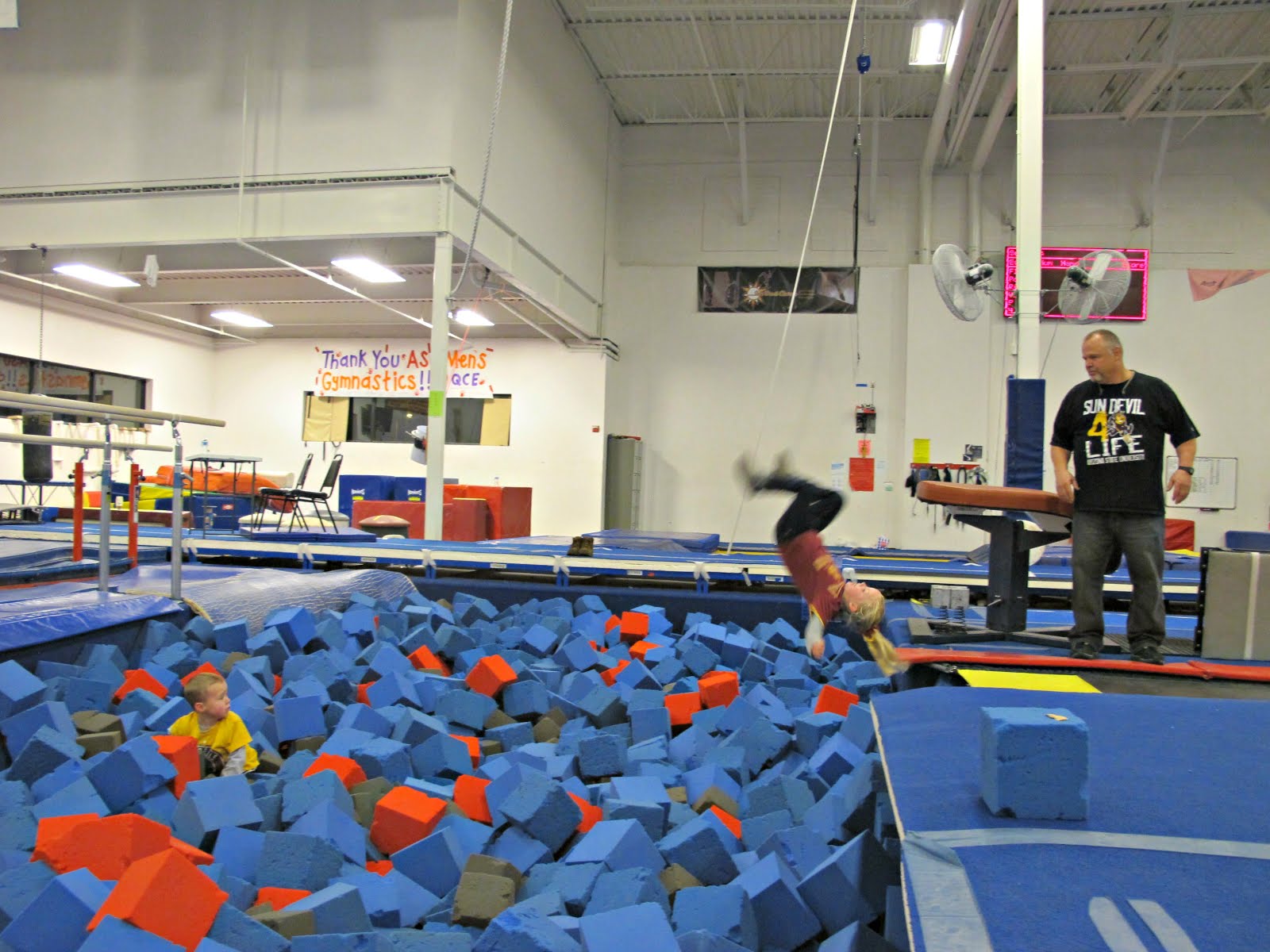 NANA NELSON: MEN'S ASU GYMNASTICS MEET AT ASPIRE GYM