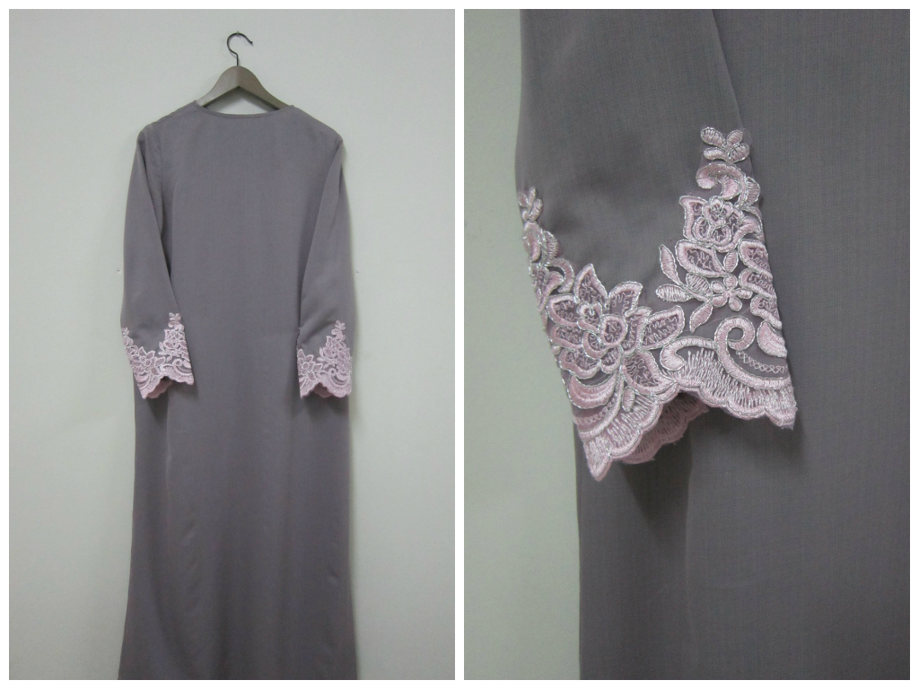 saljubk: DIY - Jubah with lace