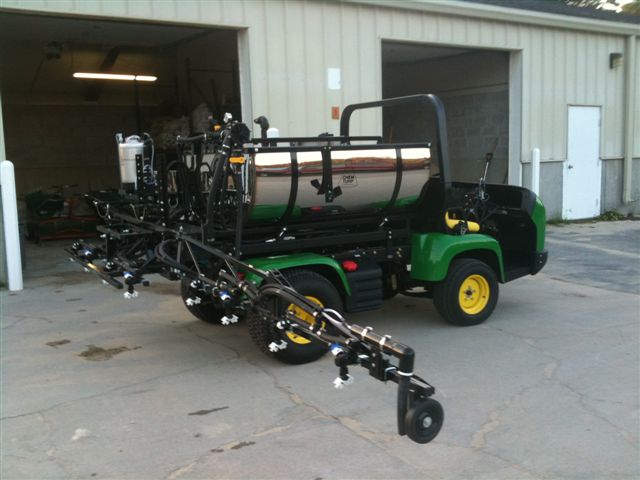 Mink Meadows Turf Maintenance Department: Sprayer research