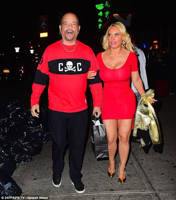 Ice T and Coco step out for date night but what's that hanging from ...