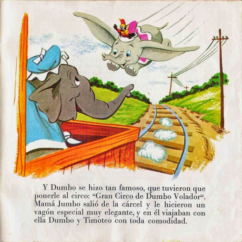 Cuentos infantiles: Dumbo. Cuento ilustrado.