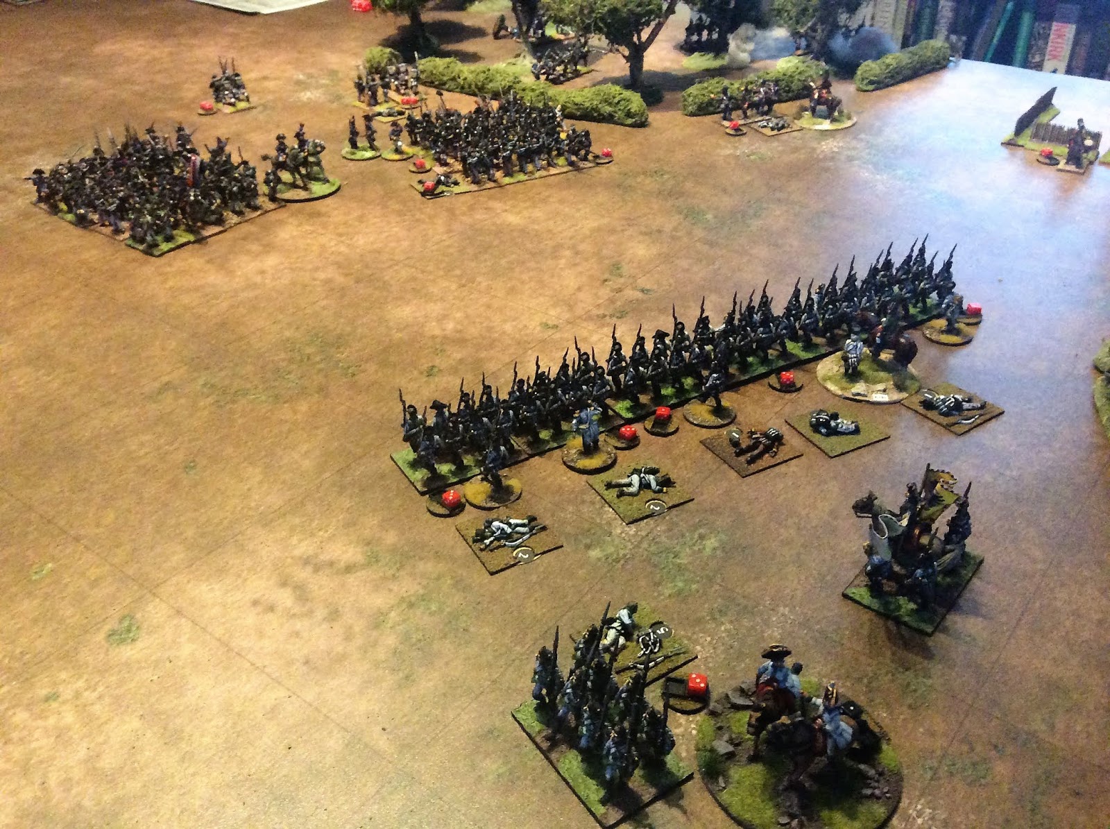 The Northumbrian Wargamer.: Column vs line, Sharp practice 2