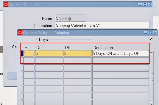 Shipping Calendar |Simplifying Oracle E Business Suite