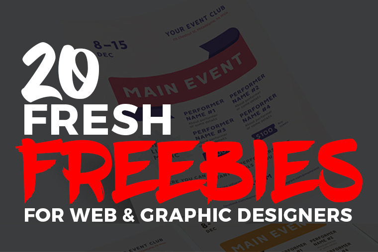 20 Fresh Freebies for Web & Graphic Designers - Graphic Design Freebies