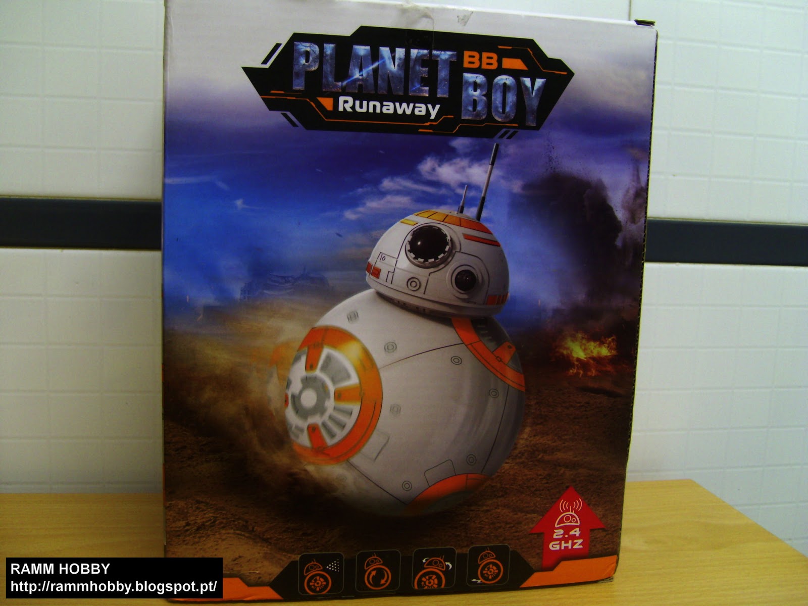 RAMM HOBBY: Planet Boy - BB-8 - 2.4GHz RC Robot Ball