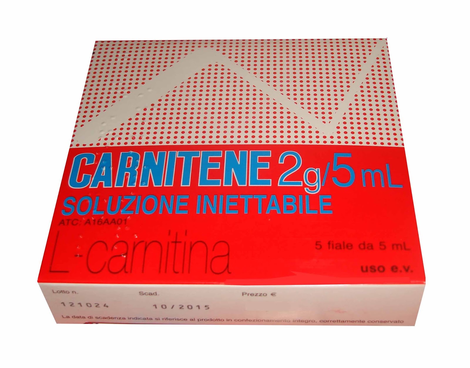 Vivie Beauty Shack: L-Carnitina (Carnitene) 2GM Sigma Tau