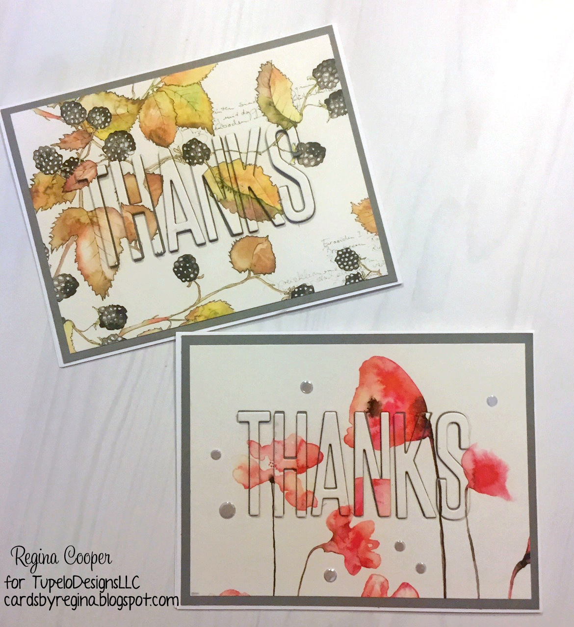 Cards By Regina: Thanks Eclipse Cards - TupeloDesignsLLC DT Project